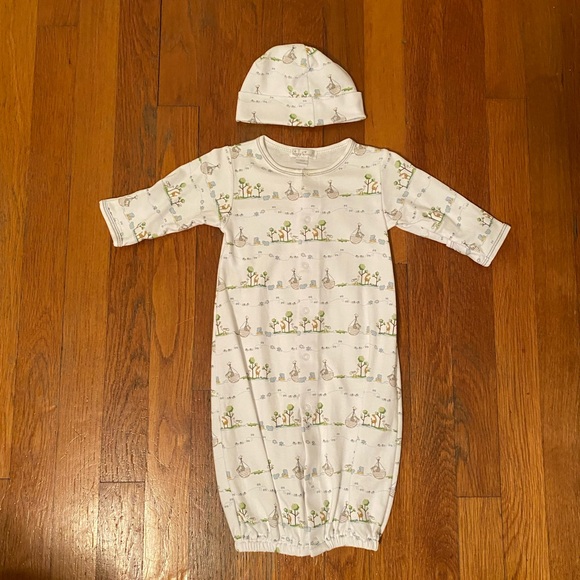 Kissy Kissy | Pajamas | Kissy Kissy Blue Noahs Print Convertible Gown ...